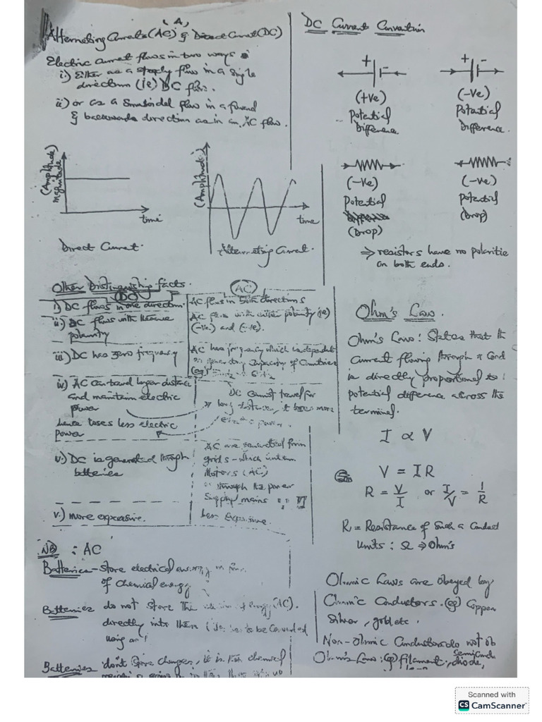 Physics Note 1 | PDF