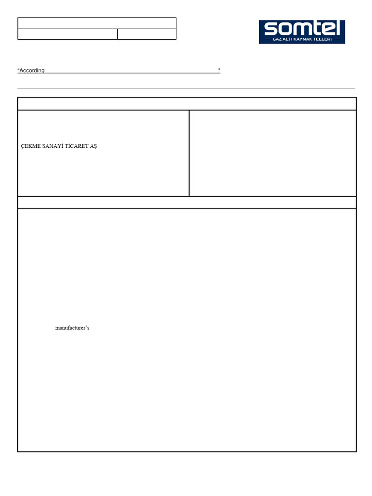 Somtel Safety Data Sheet - 2 | PDF | Dangerous Goods | Welding