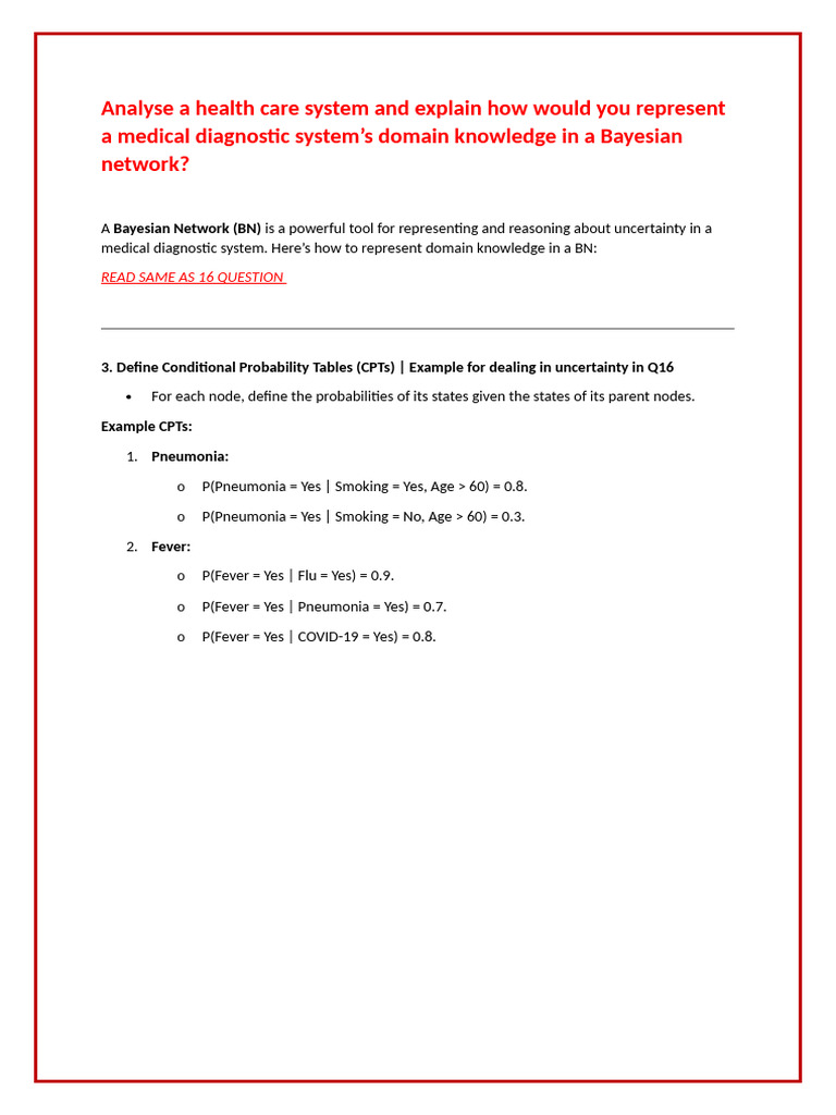 Analyse A Health Care System and Explain How Would You Represent A ...