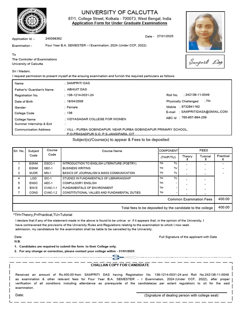 Enrolment - Form - 136 1214 0031 24 - 27 01 2025 - 22 31 | PDF ...
