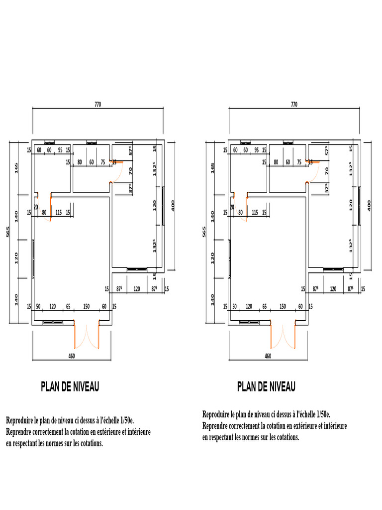 Plan de niveau à l'échelle 1/50e | PDF