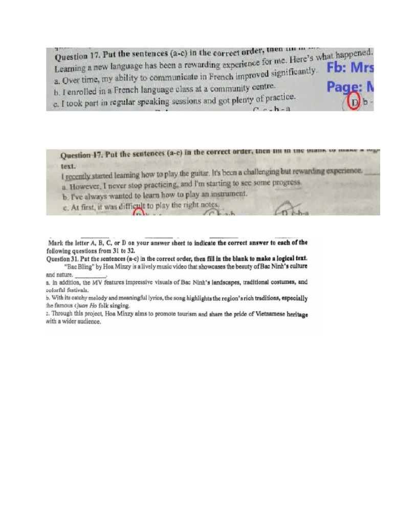 sắp xếp đoạn | PDF