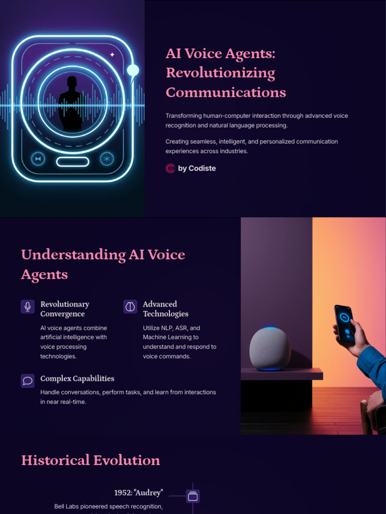AI Voice Agents - PPT - Presentation | PDF | Speech Recognition | Artificial Intelligence