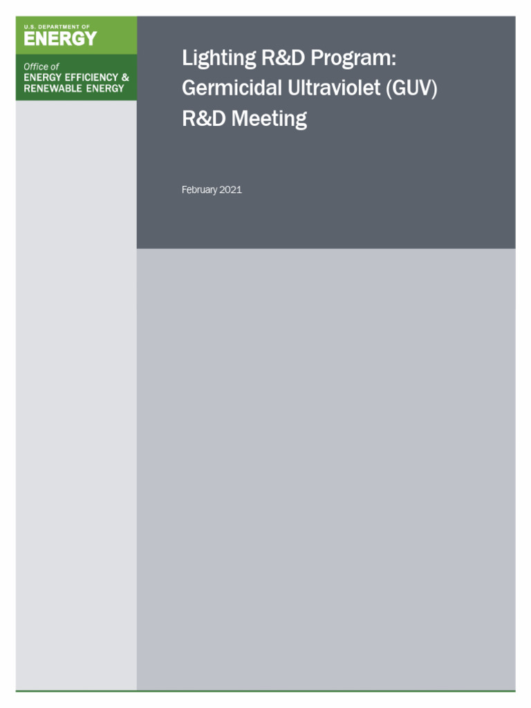 SSL Lighting RD MTG Guv Feb2021 | PDF | Ultraviolet | Light Emitting Diode