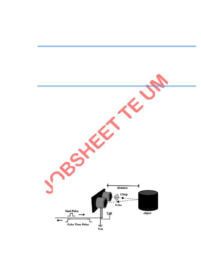 Panduan Sensor Ultrasonik HC-SR04 | PDF