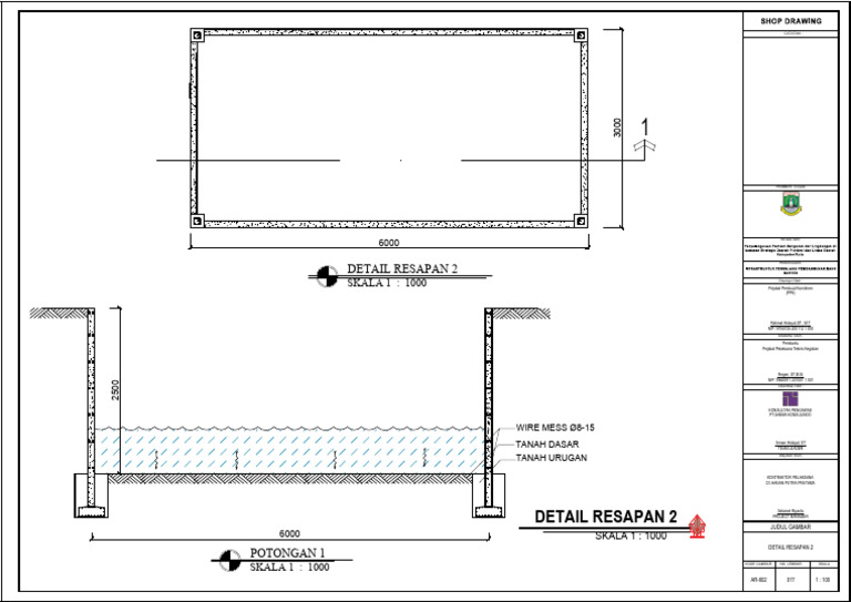 Shop Drawing Infra-Ar-602 Detail Resapan 2 | PDF