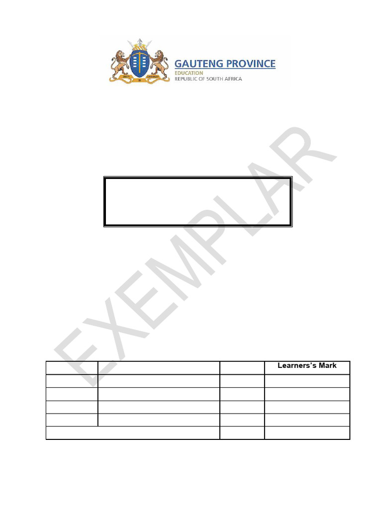 Grade 6 English Exam: Visual Text Focus | PDF | Epidemics | Pandemic