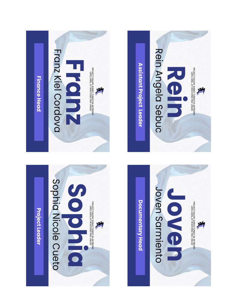 Name Tag Printing File PDF | PDF