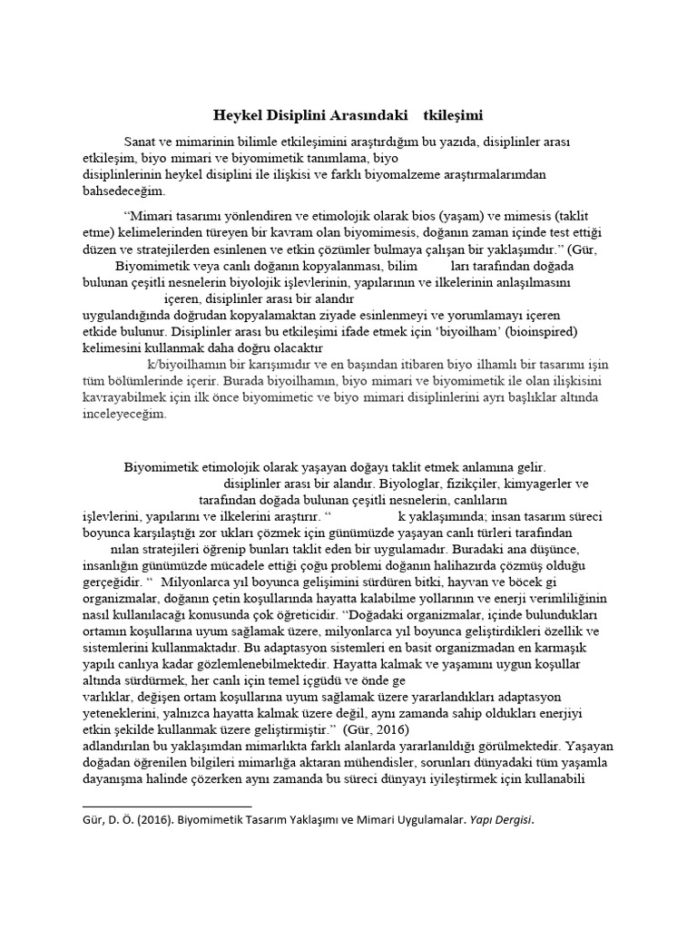 Biyomimetik Ve Biyo | PDF