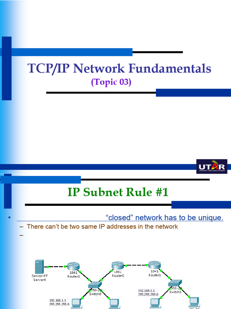 Topic3-Subnetting VLSM and Summarization | PDF | Ip Address | Computer Network