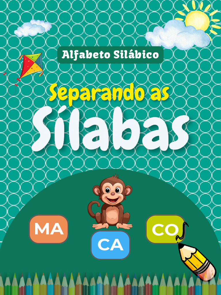 2 - Separando As Sílabas - Colorido e P Colorir | PDF