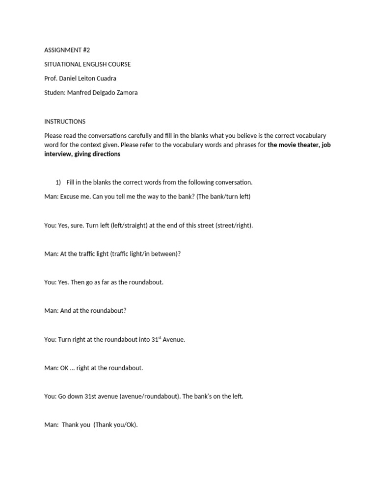 Assignment #2 EN-Manfred Delgado Zamora | PDF | Learning