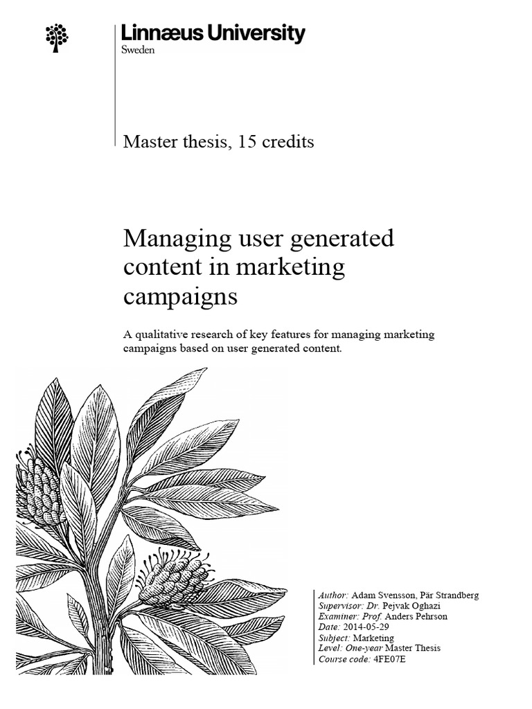 FULLTEXT01 | PDF | Qualitative Research | Methodology