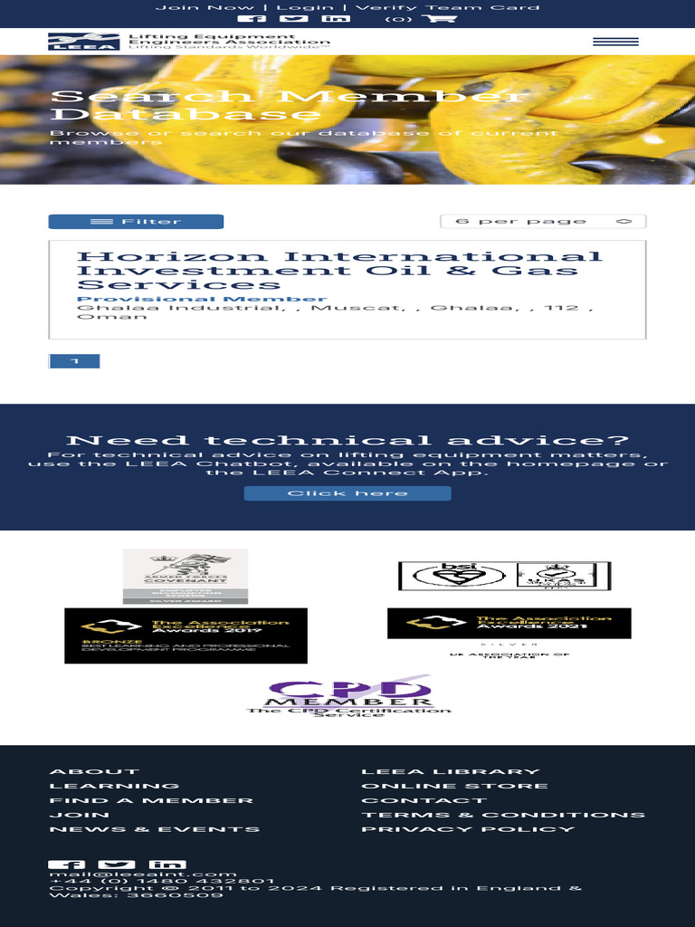 Find A LEEA Member Search Member Database | PDF