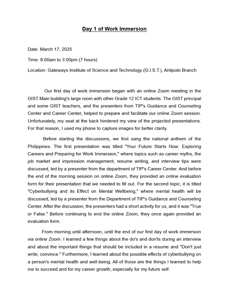 Narrative Report Ict12 2 | PDF | Machines | Engineering