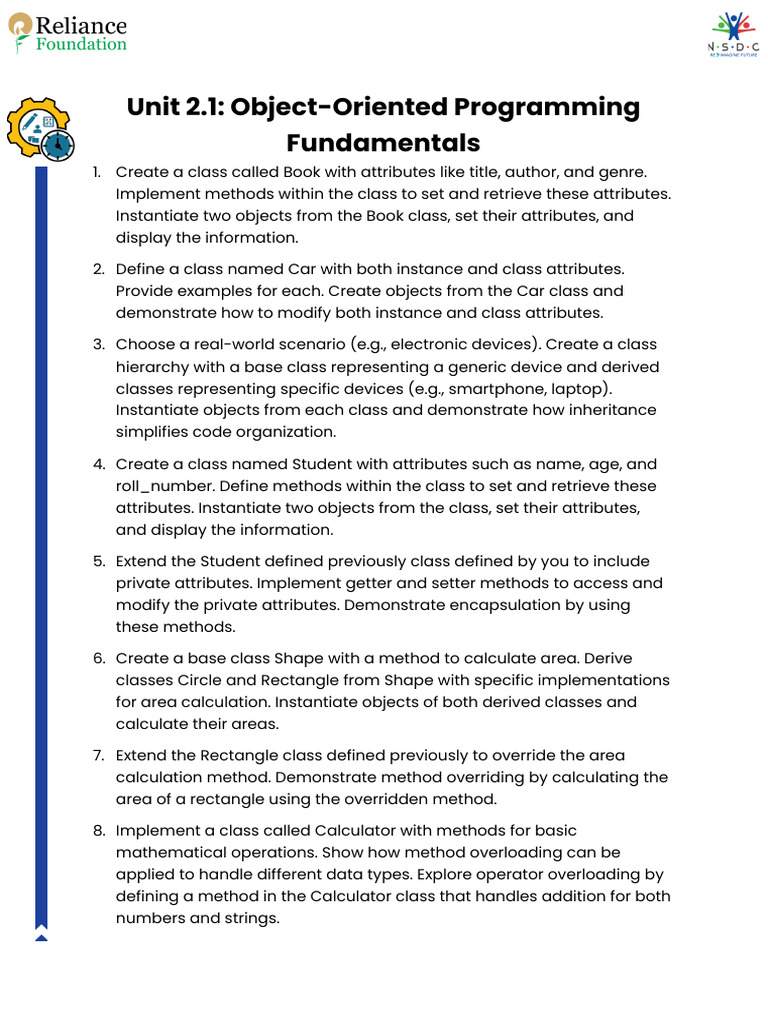 OOP Fundamentals | PDF