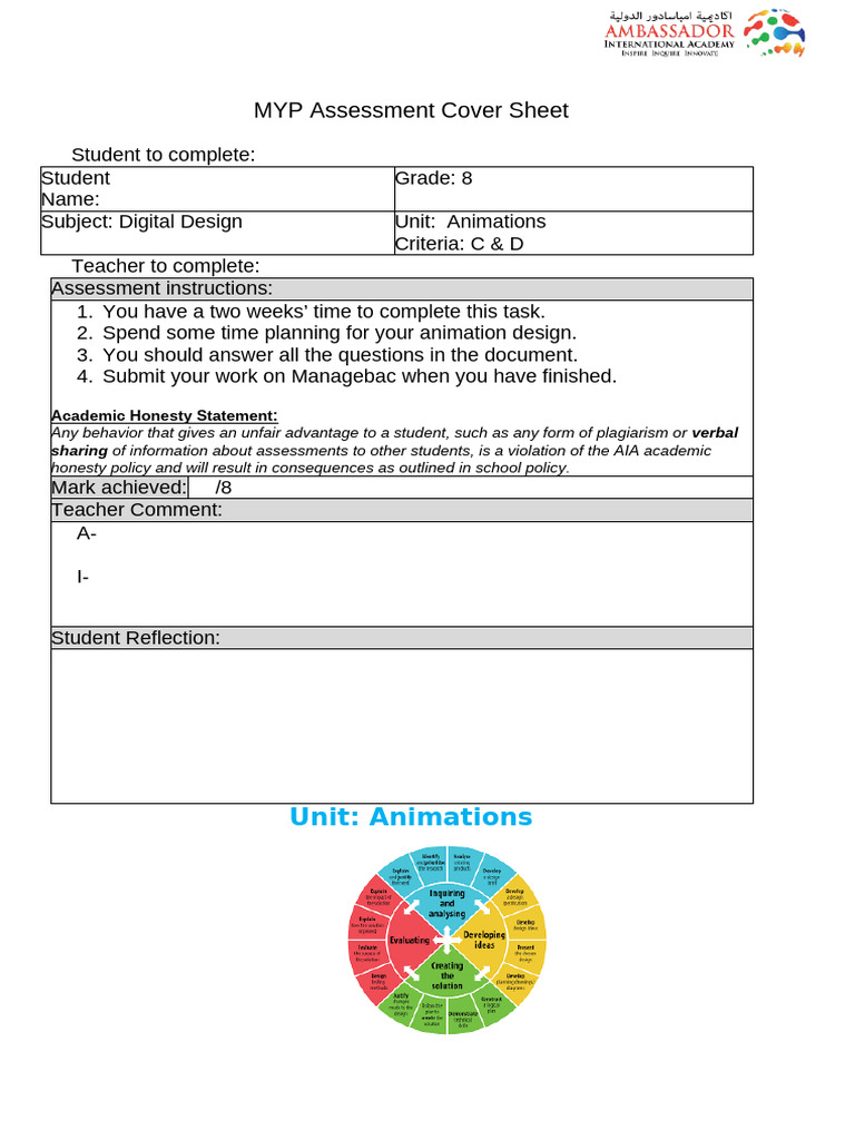 Summative Criteria C-D | PDF | Creativity | Human Communication