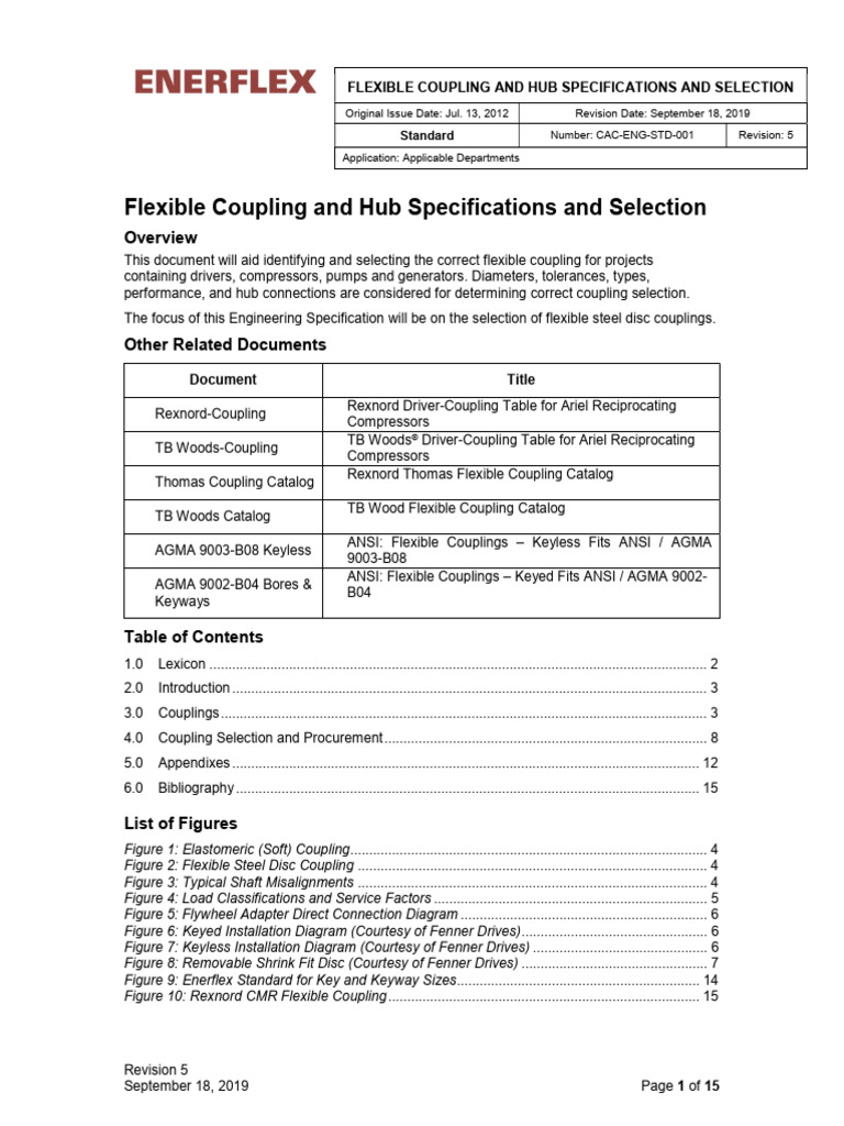 Flex Coupling and Hub Specs and Selection | PDF | Mechanical ...
