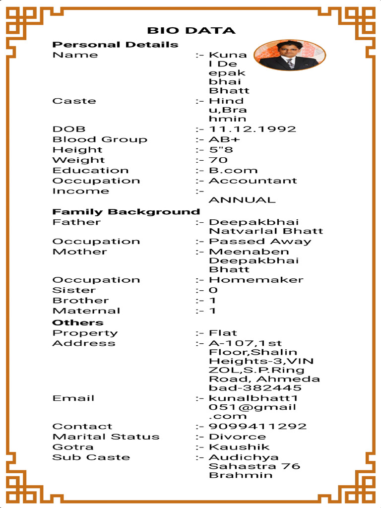 Biodata_2 (1) | PDF
