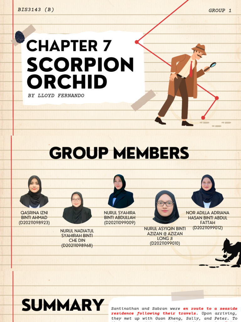 Group 1 - Chapter 7 Scorpion Orchid | PDF