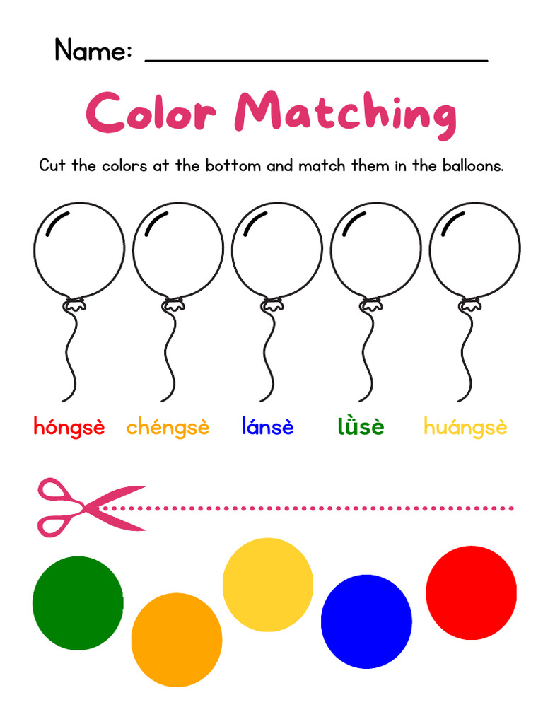 Color Matching Mandarin | PDF