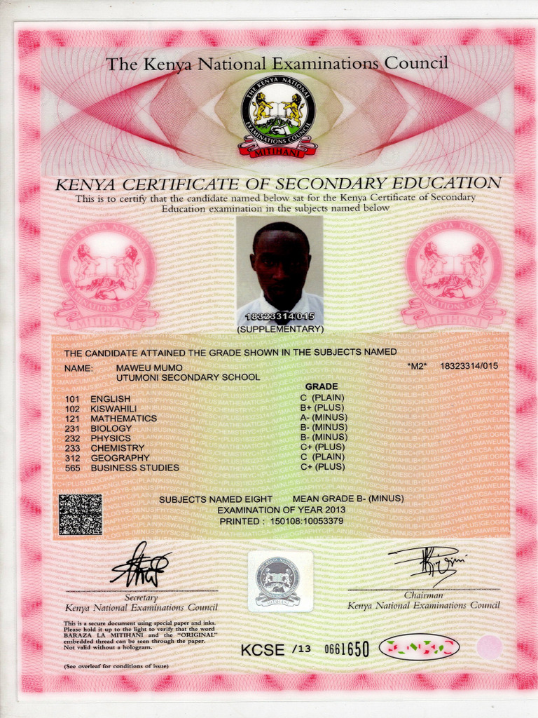 30615576 - KCSE | PDF