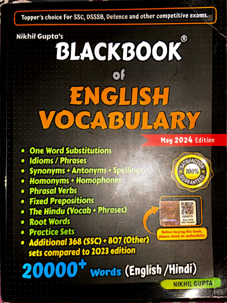 Blackbook Vocabulary 2024 | PDF