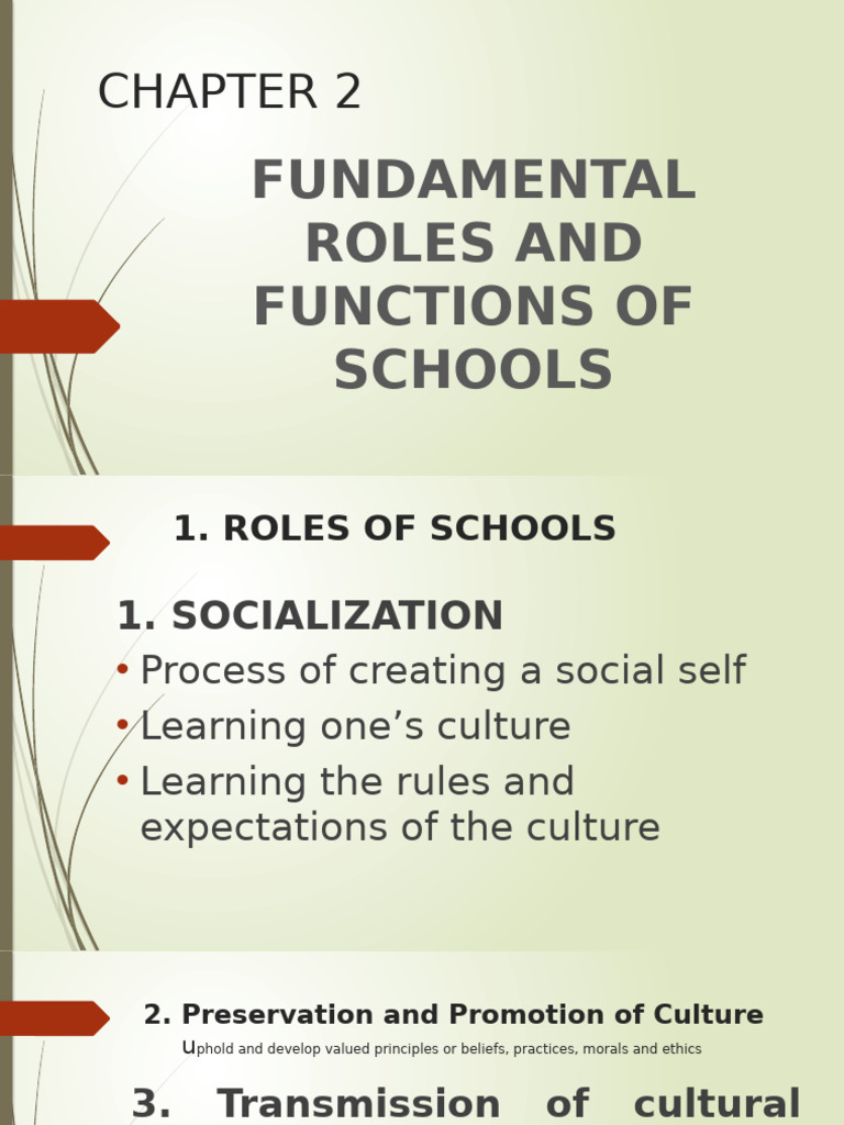 Educ 204 Chapter 2 PPT Lec | PDF | Society | Institution