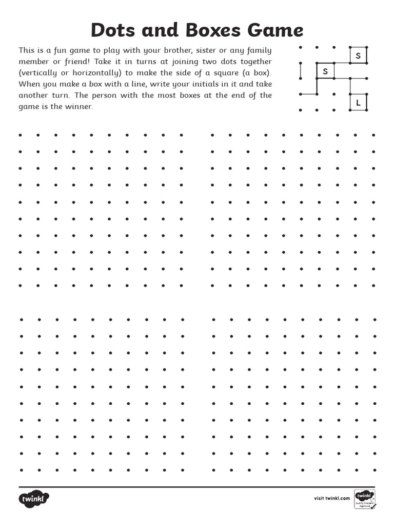 t2 T 16848 Dots and Bozes Game | PDF
