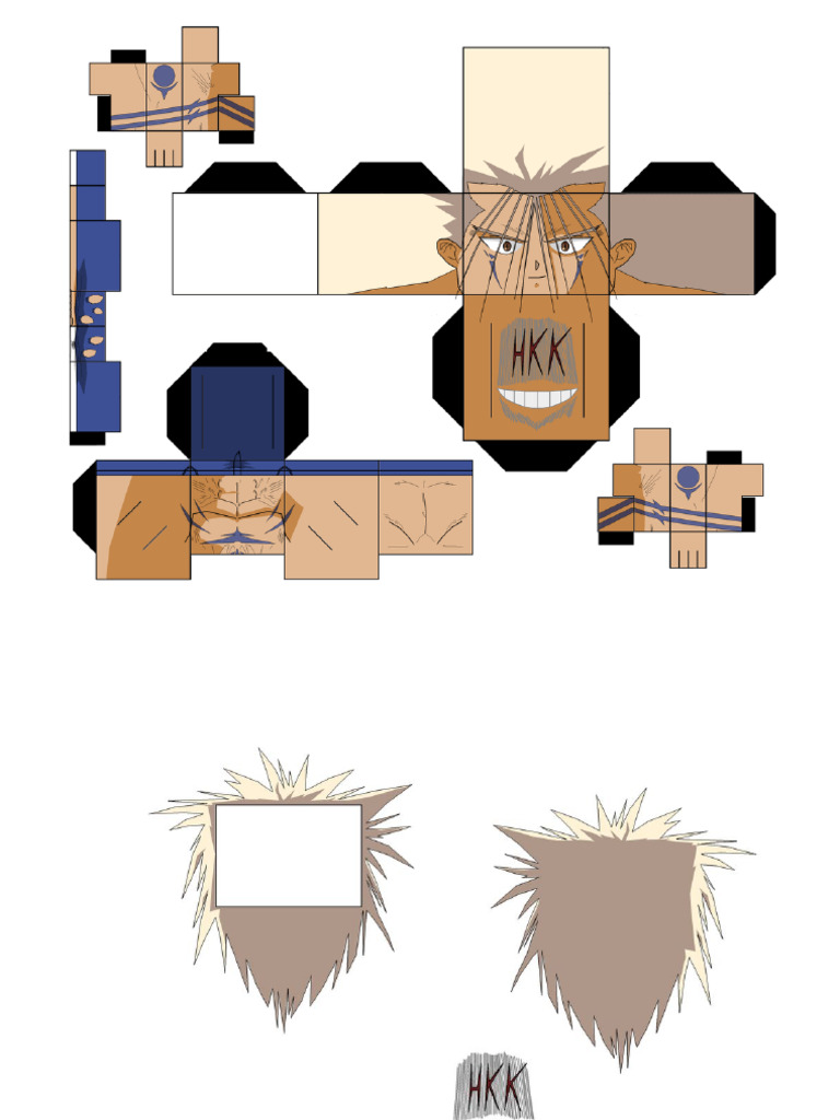 Yusuke Demon From Yuyu Hakusho Paper Toy Paper Craft | PDF