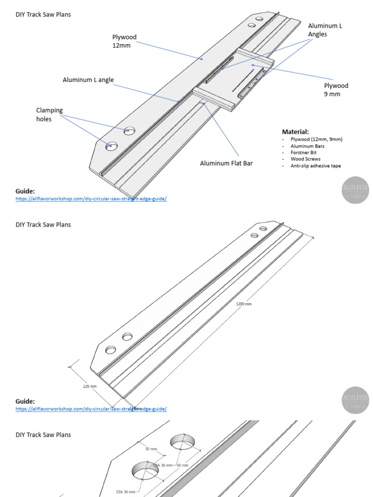DIY Track Saw Construction Guide | PDF