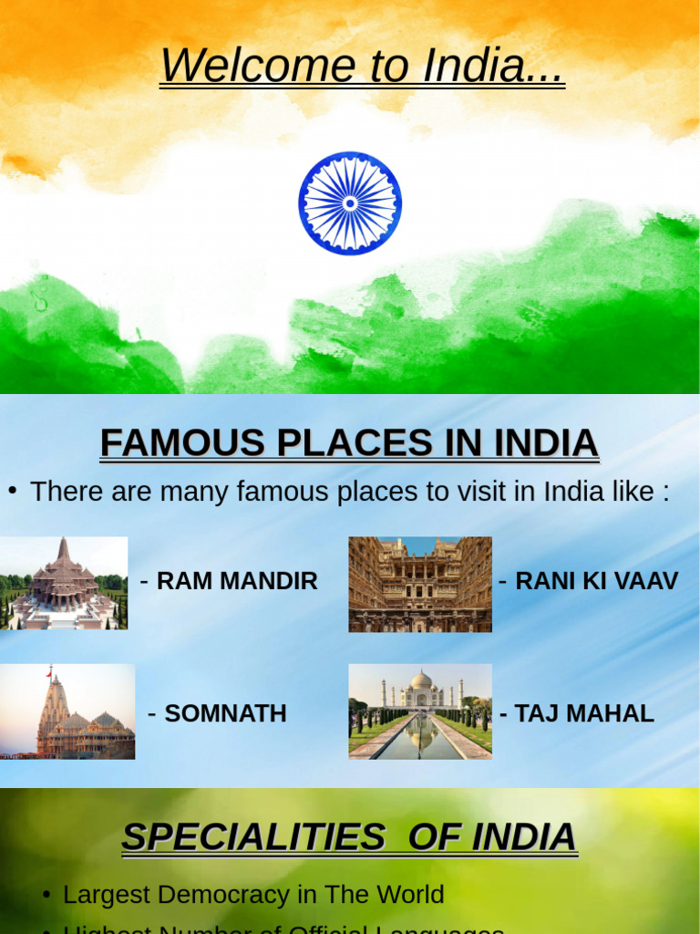 Explore India's Famous Places and Culture | PDF