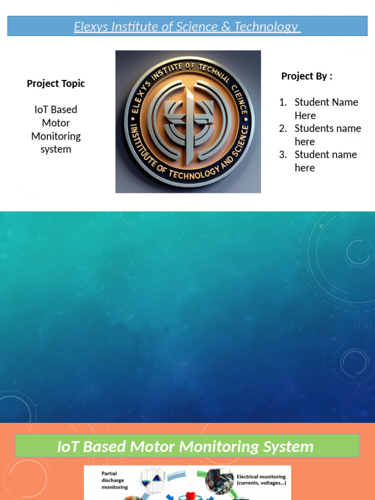11. IoT Based Motor Monitoring System | PDF | Rectifier | Electronic Filter