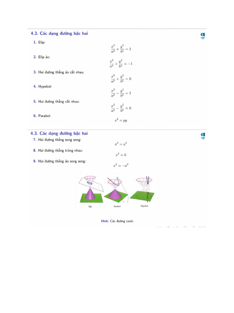 Cthuc mặt bậc 2 | PDF