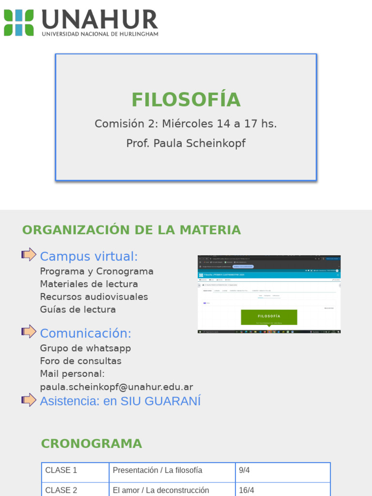 Clase 1 La Filosofía 2 | PDF | Verdad
