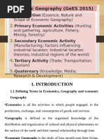 Economic Geography UPSC Notes | PDF