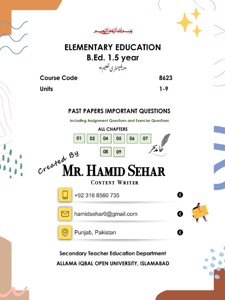 PastPapersGuide (8623) | PDF