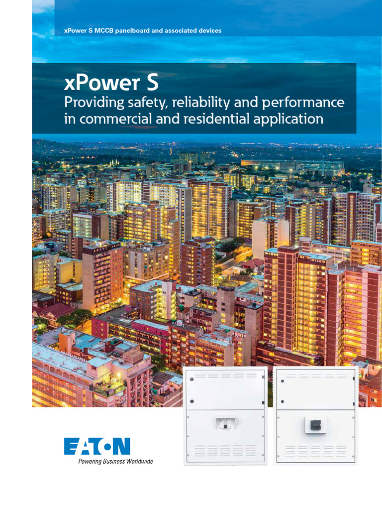Eaton xPower S MCCB Panelboards Guide | PDF | Electrical Engineering ...