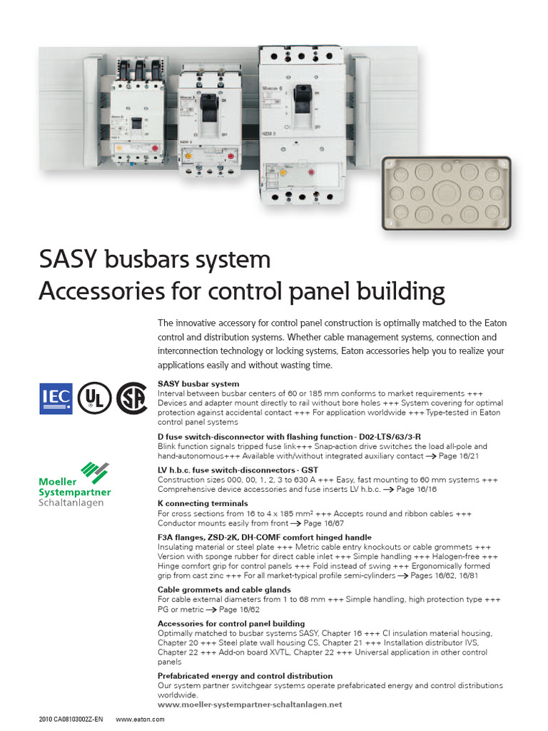 SASY Busbar System Overview | PDF | Fuse (Electrical) | Electrical ...