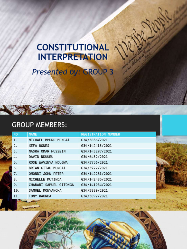 CONSTITUTIONAL INTERPRETATION - G3 - Edited | PDF | Governance | Equity ...