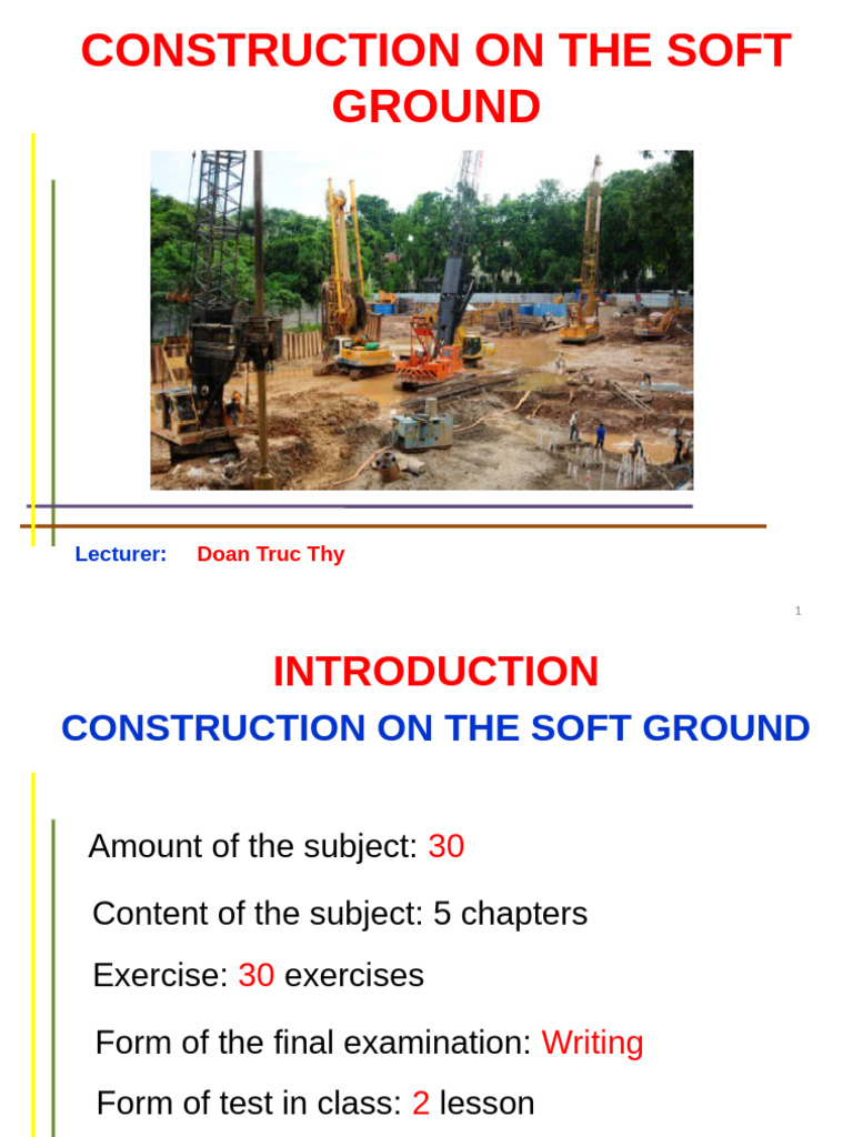 Soft Ground Construction Overview | PDF | Soil | Porosity