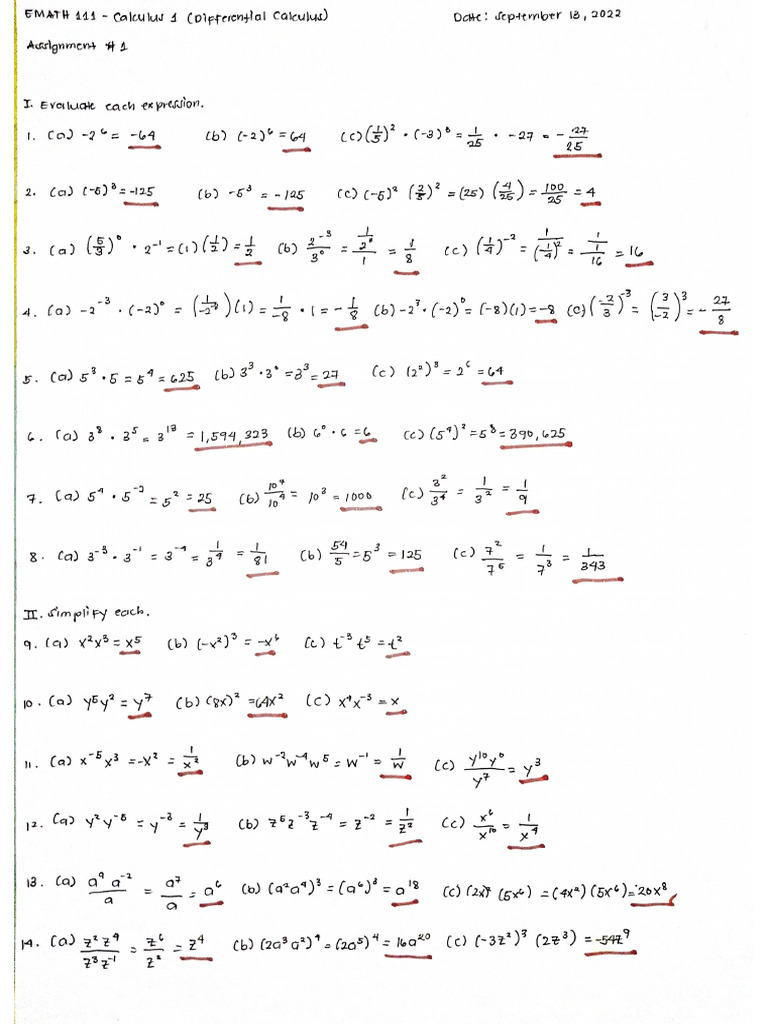Emath 111 Assignment 1 | PDF