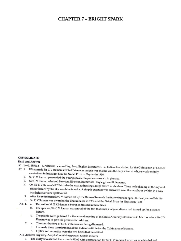 Chapter 7 Bright Spart | PDF