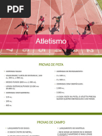 Provas de Campo e Pista no Atletismo | PDF | Atletismo (esporte) | Maratona
