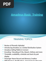 Amadeus Lesson 1 | PDF