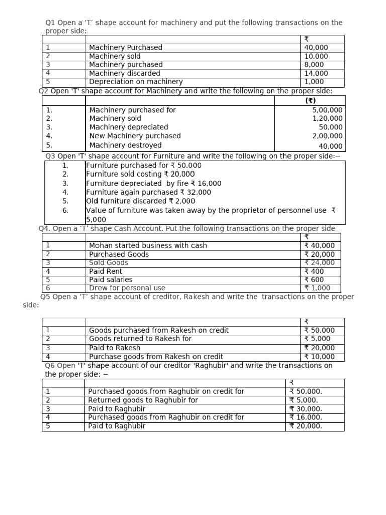 1-T-Shape Accounting | PDF | Banks | Life Insurance