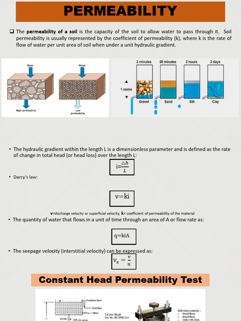 Soil Permeability in Geotechnical Engineering | PDF | Soil Mechanics ...