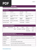 The ARRIVE Guidelines 2.0: Author Checklist | PDF | Experiment | Statistics