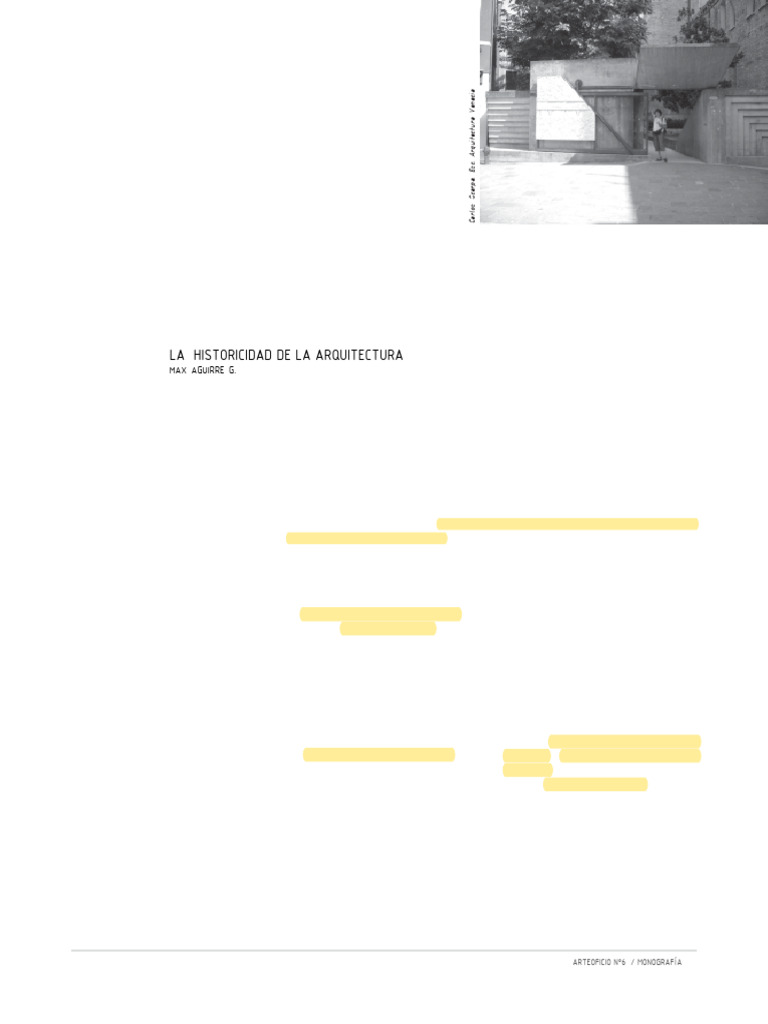 01_arquitectura en la historia | PDF | Experiencia | Memoria