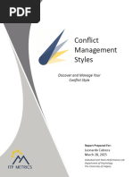 Rahim Organizational Conflict Inventory | PDF | Psychometrics ...